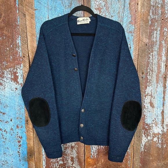 Kaso Knit | Sweaters | Vintage Kaso Knit 97s Mens Worsted Wool Cardigan ...